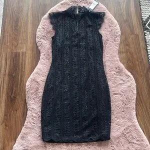 Dynamite | Dresses | Black Dynamite Lace Dress | Poshmark